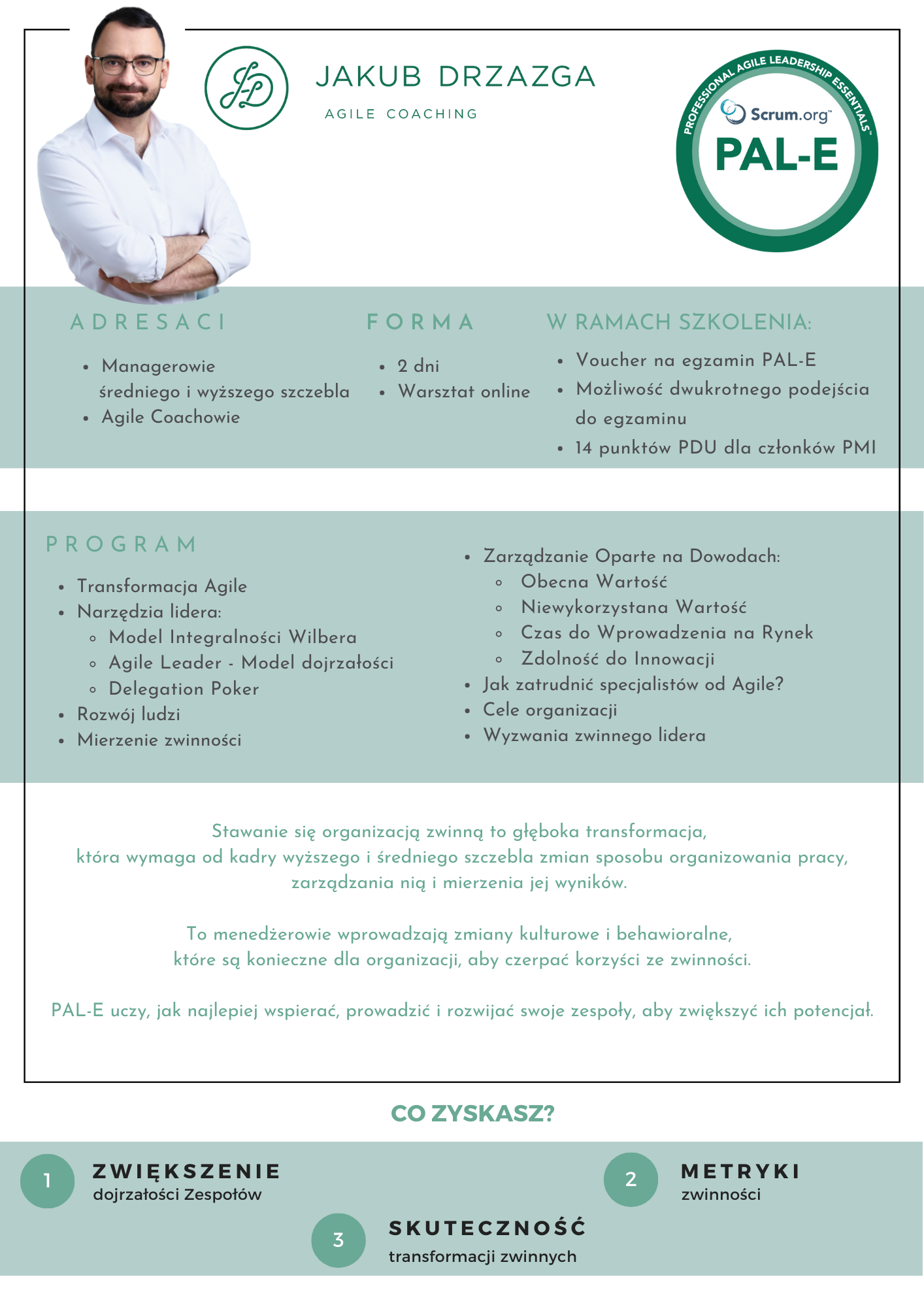 Professional Agile Leadership - Essentials | Scrum.org