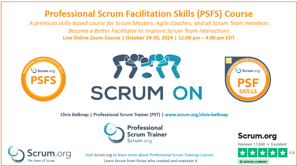 Professional Scrum Facilitation Skills | Scrum.org
