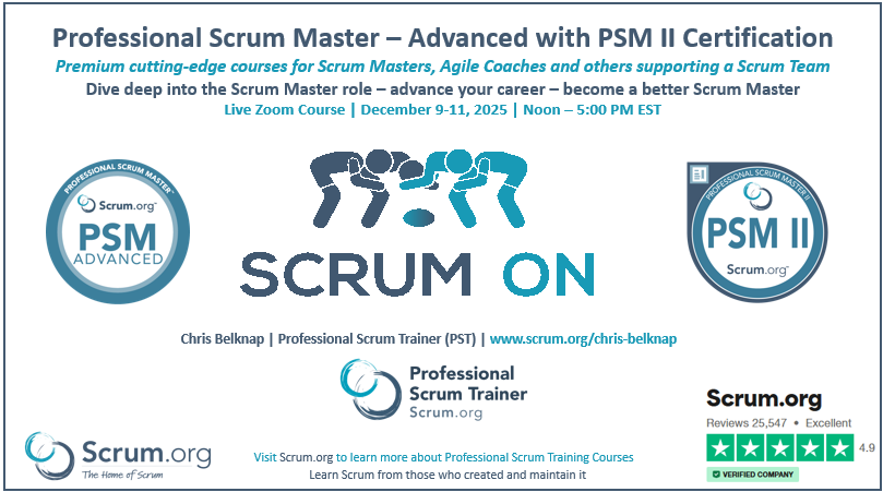 Professional Scrum Master - Advanced | Scrum.org