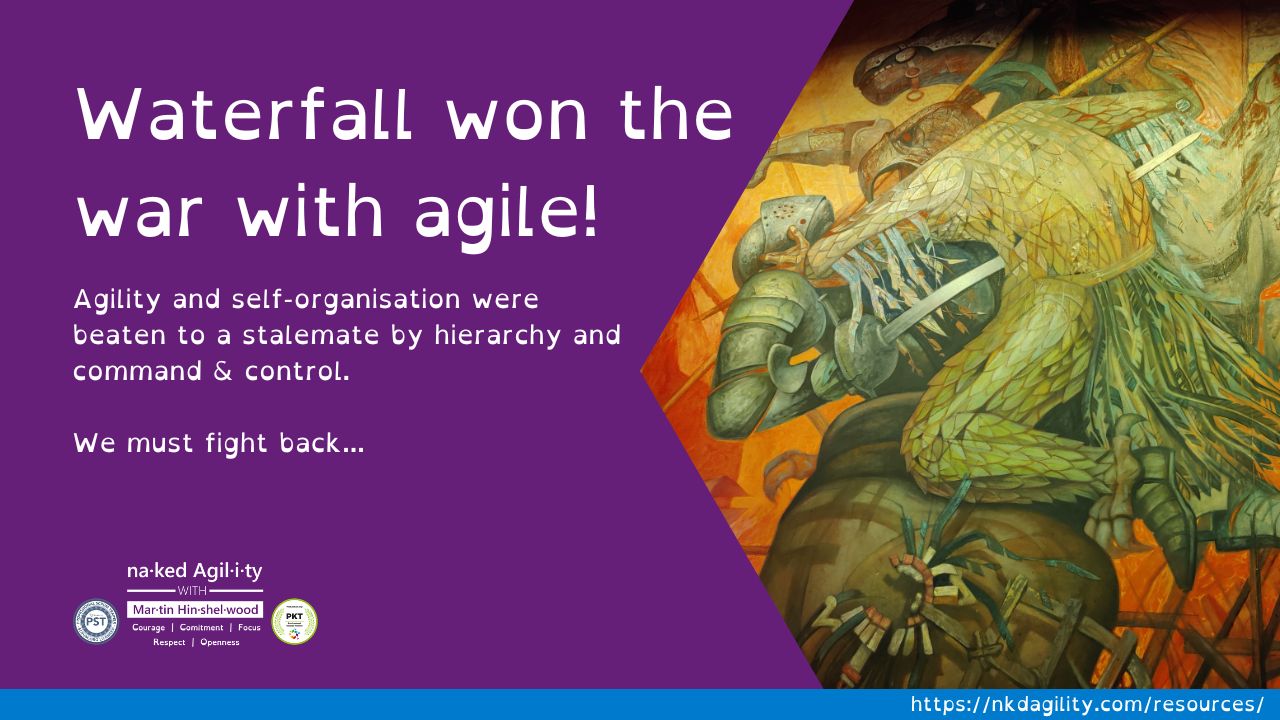 Waterfall won the war with Agile! | Scrum.org
