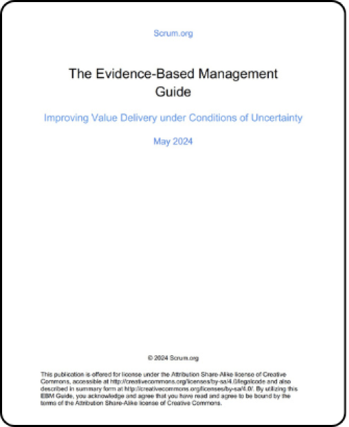 Evidence-Based Management Guide, 2024 - What’s New? | Scrum.org